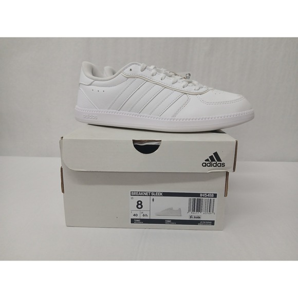 adidas | Shoes | Adidas Breaknet Sleek White Sneakers Ih548 Tennis ...